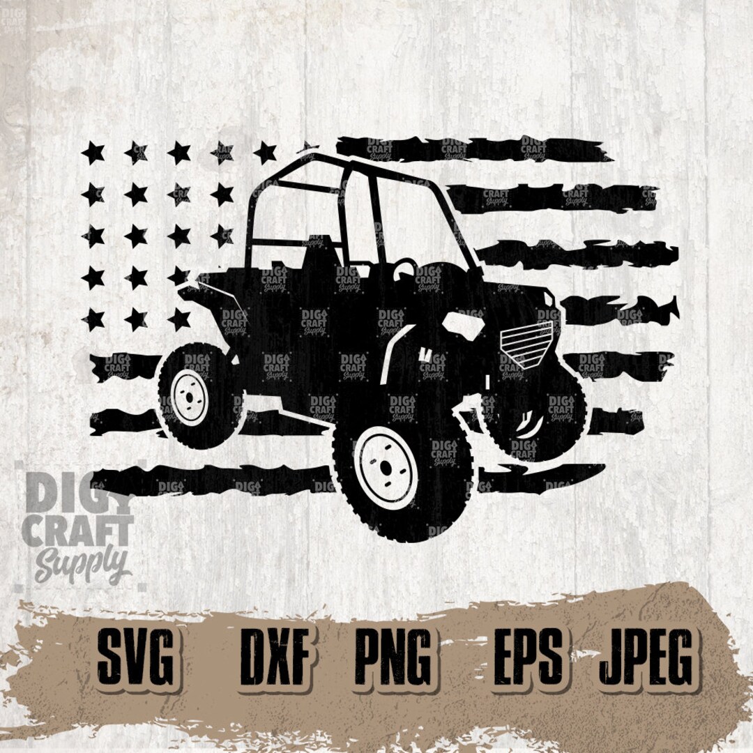 US Rzr Atv Svg 5, Atv Svg, Rzr Svg, Atv Clipart, Atv Cutting File, Atv ...