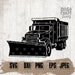 Snow Plow Svg, Snow Truck Svg, Snow Plow Clipart, Snow Plow Monogram ...
