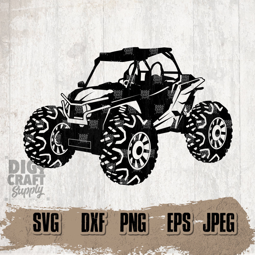 Rzr Atv svg 4 Atv svg Rzr svg Atv Clipart Atv Cutting | Etsy
