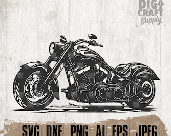 US Eagle Biker Svg Big Bike Rally Clipart Motorbike Cutfile Motorcycle ...