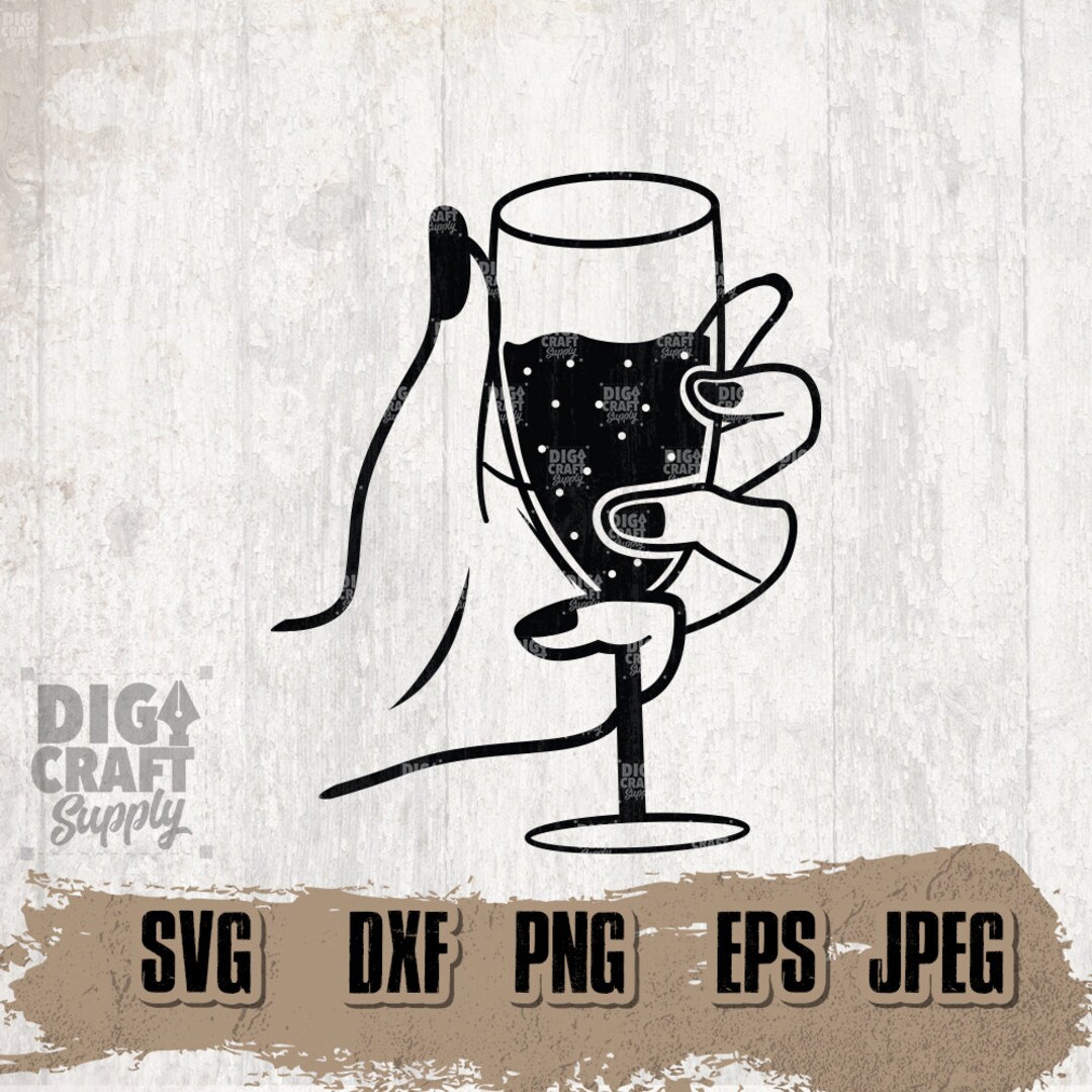 Hand Toast Wine Svg 2, Hand Toast Svg, Wine Toast Png, Cheers Svg, Wine ...