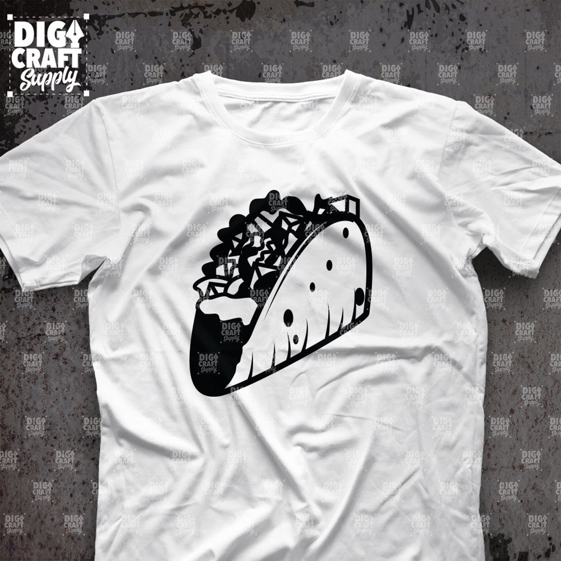 4 Tacos svg Taco svg Taco Clipart Taco Food Logo svg Taco | Etsy