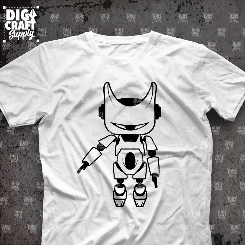 Robot Svg 3 Robot Toy Svg Robot Clipart Robot Cutting File - Etsy