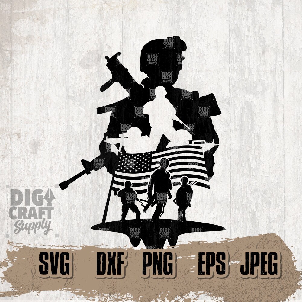 US Army Troops svg Army svg US Military svg US Veteran svg | Etsy