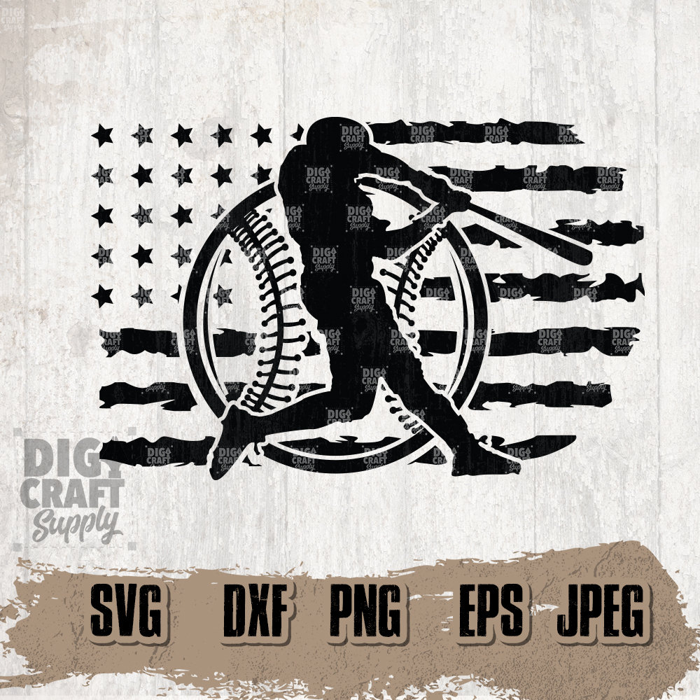US Baseball Svg Baseball Svg Baseball Player Svg Baseball | Etsy