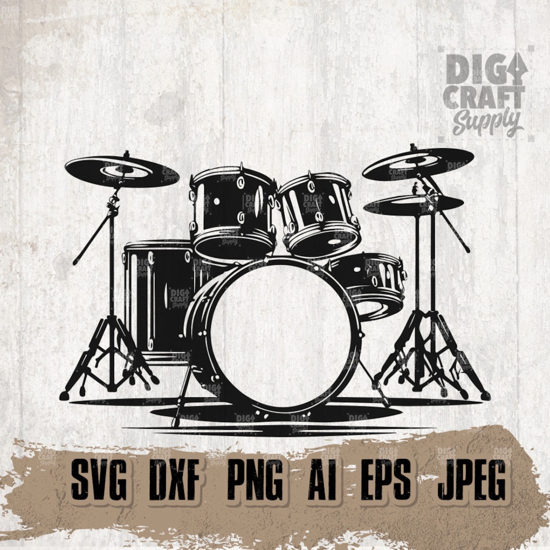 Drum Set Svg, Drums Clipart, Drummer Dad Shirt Png, Little Drummer Boy ...