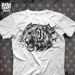 Tiger Head Svg, Zoo Crew Shirt Png, Safari Life Cutfile, Big Cat ...