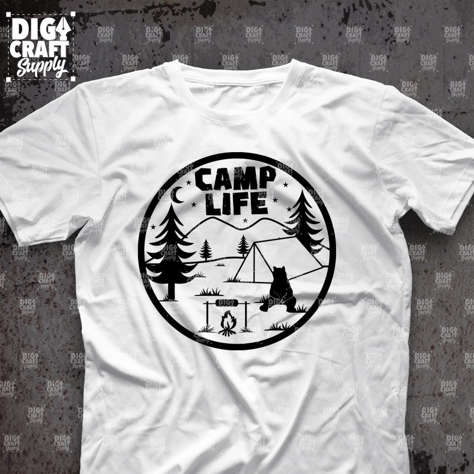 Camp Life Svg 3 Camp Shirt Svg Camp Cutting Files Camp - Etsy