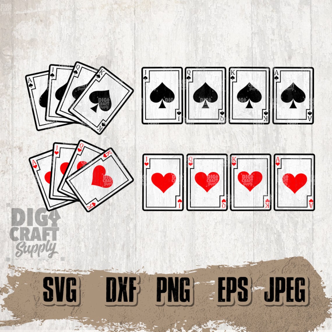 Playing Cards Svg Card Deck Svg Cards Svg Magician Svg | Etsy