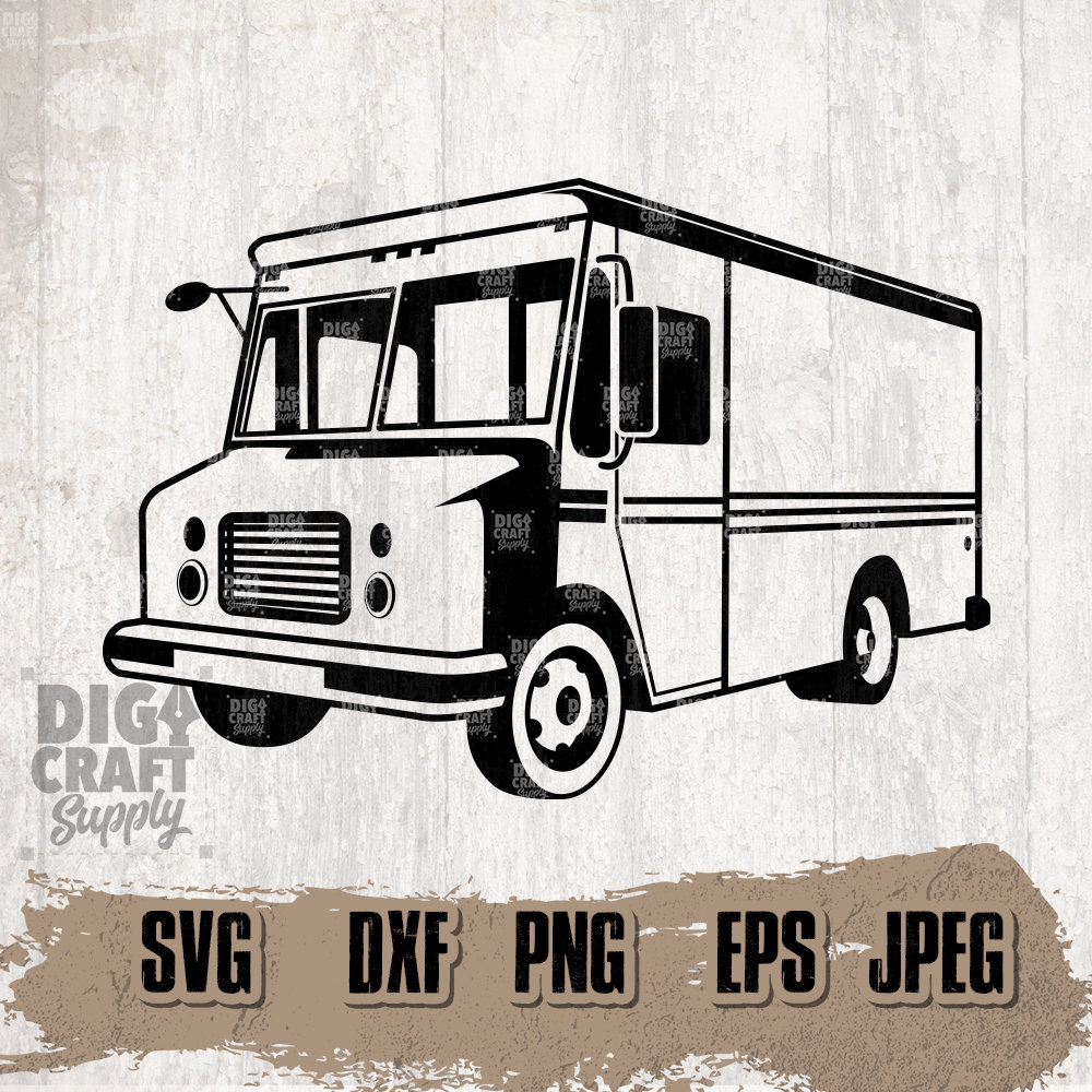 Delivery Van Digital Downloads Deliver Van Svg Delivery Van | Etsy