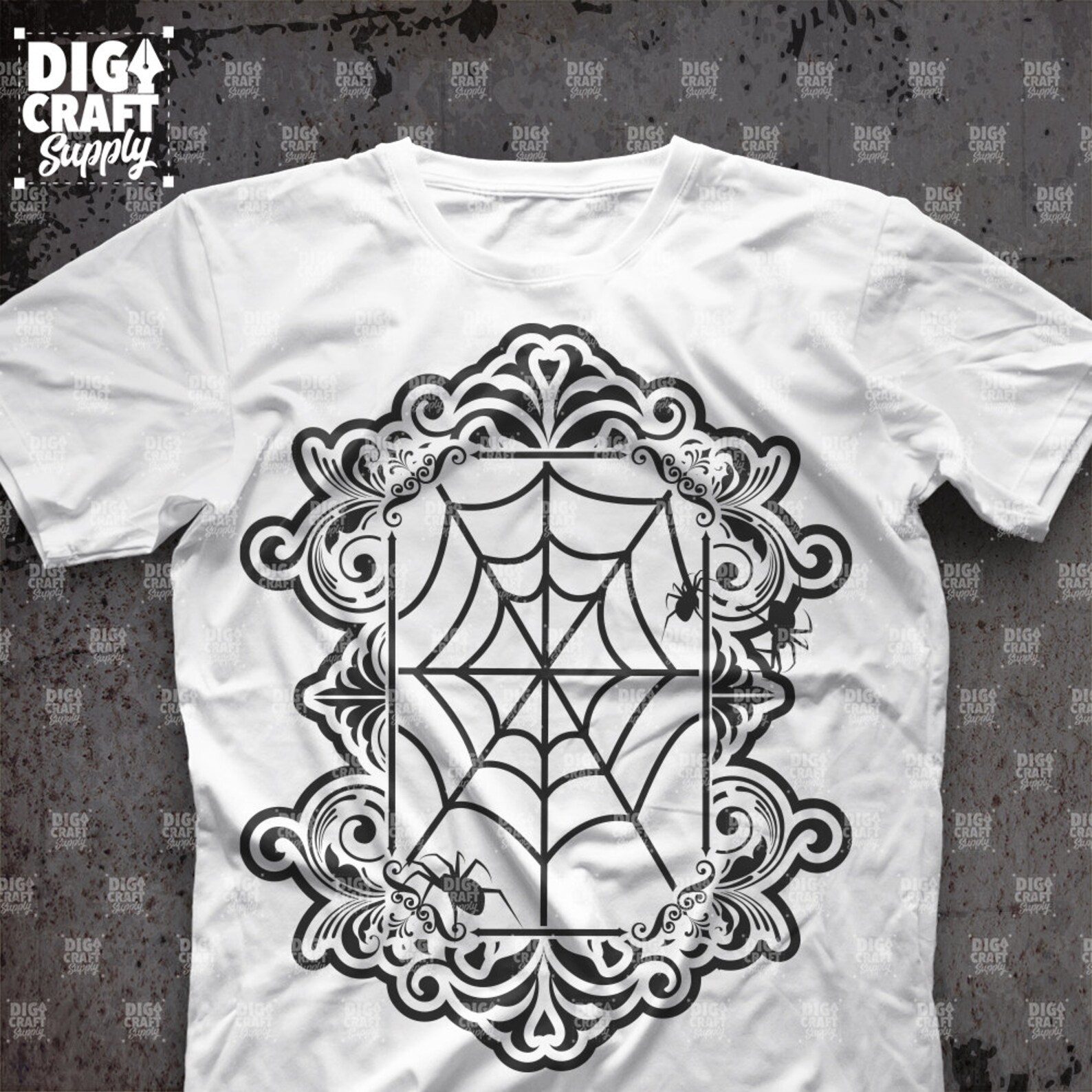 Spooky Frame Svg Halloween Frame Svg Creepy Mirror Svg - Etsy