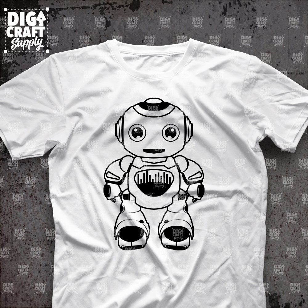 Robot Svg Robot Toy Svg Robot Clipart Robot Cutting File | Etsy