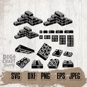 Bricks Svg 2, Bricks Clipart, Bricks Cutfile, Bricks Digital Download ...