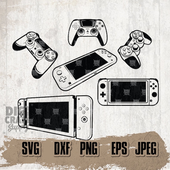 6 Game Console Svg Console Instant Digital Download Game | Etsy