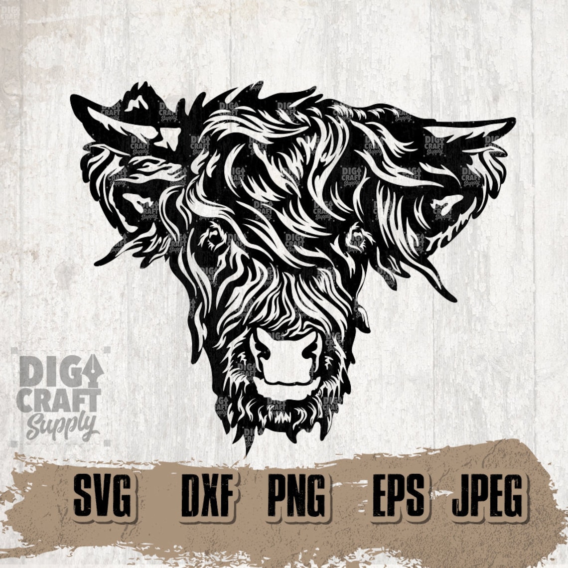 Highland Cow Svg Highland Cow Cutfile Highland Cow Png Cow - Etsy
