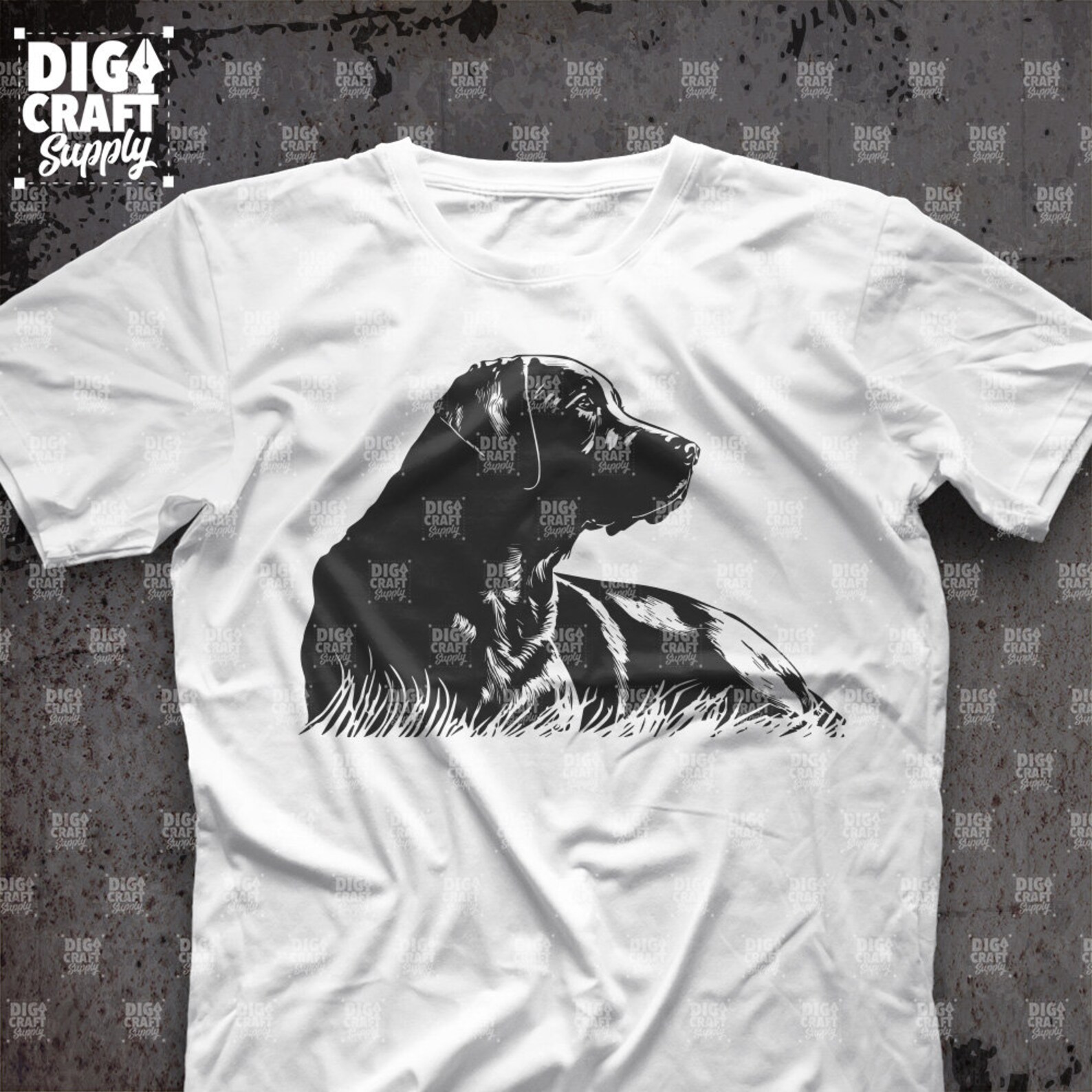 Black Labrador Svg Home Pet Clipart Dog Dad Cutfile Doggo - Etsy