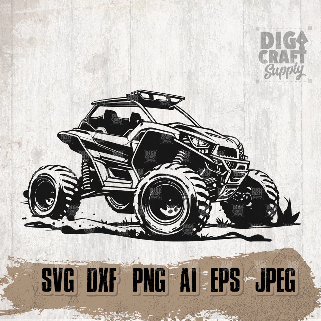 KRX ATV Svg, Sports Dad Clipart, Muddy Ride Stencil, Mud Rider Cutfile ...