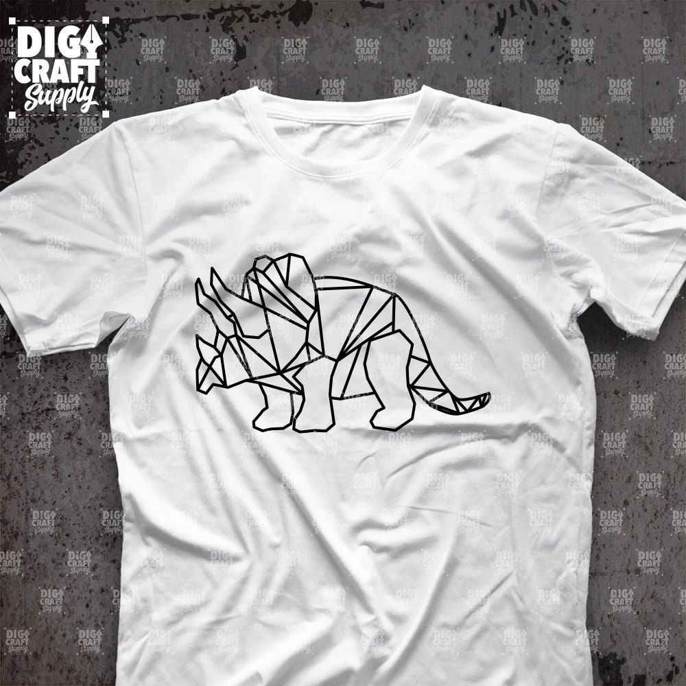6 Geometric Dinosaur Svg, Dino Svg, Dinosaur Svg, Dino Png, Dinosaur ...