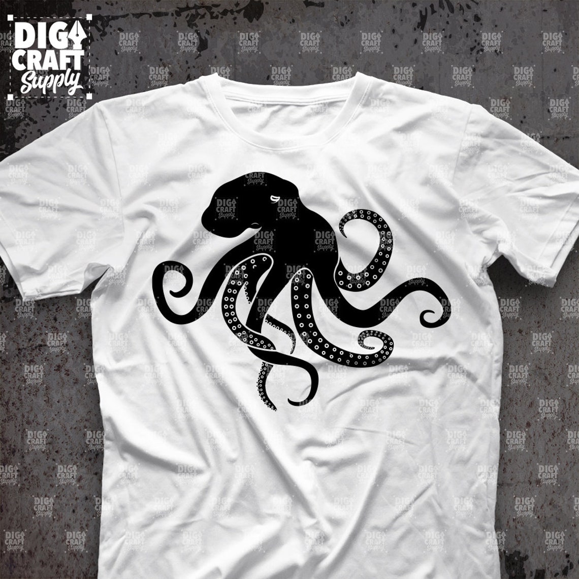 Octopus Svg 2 Octopus Png Octopus Clipart Octopus Cutfile - Etsy