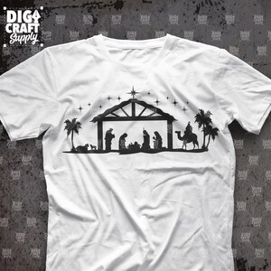 Nativity Svg, Jesus Svg, Belen Svg, Manger Svg, Nativity Clipart ...