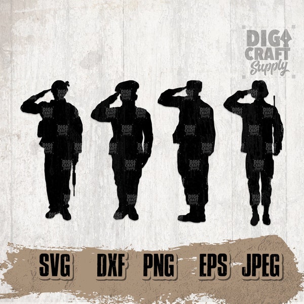 Salute Svg - Etsy