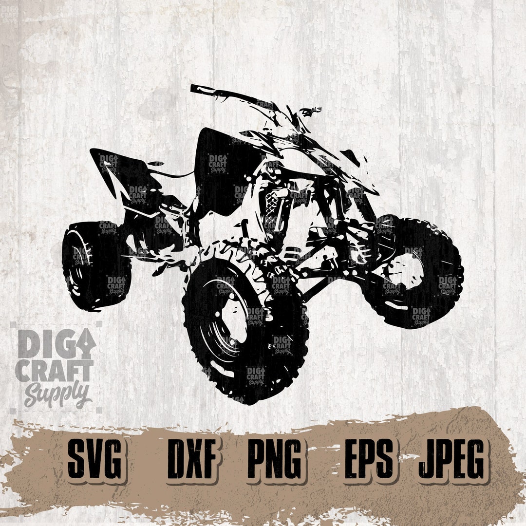 Atv #6 Digital Downloads, Atv Svg, Mud Ride Svg, Atv Clipart, Atv Cut ...
