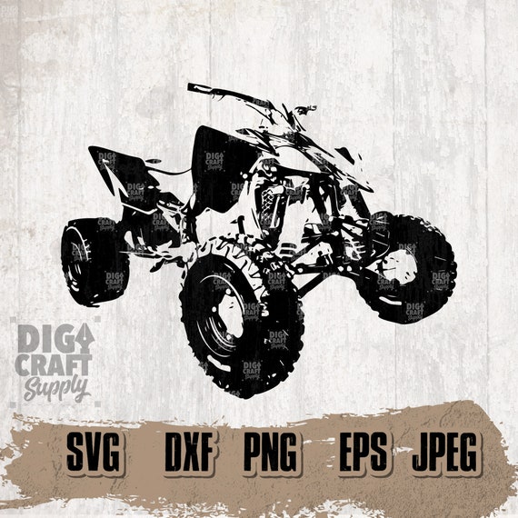 Atv 6 Digital Downloads Atv Svg Mud Ride Svg Atv Clipart | Etsy