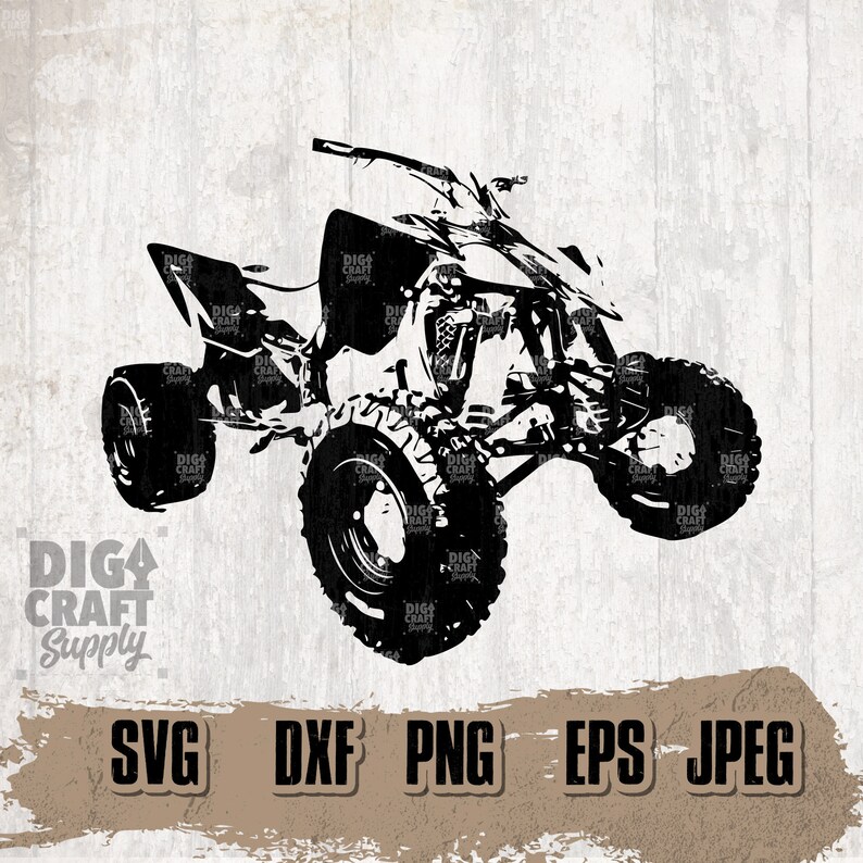 Atv 6 Digital Downloads Atv Svg Mud Ride Svg Atv Clipart - Etsy