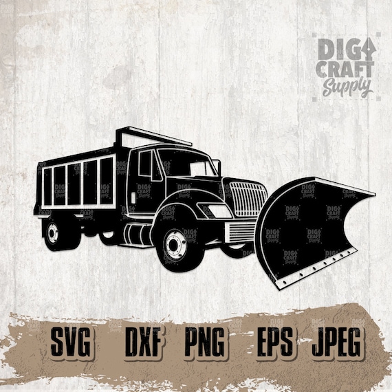Snow Plow Svg Snow Truck Svg Snow Truck Clipart Snow Plow - Etsy