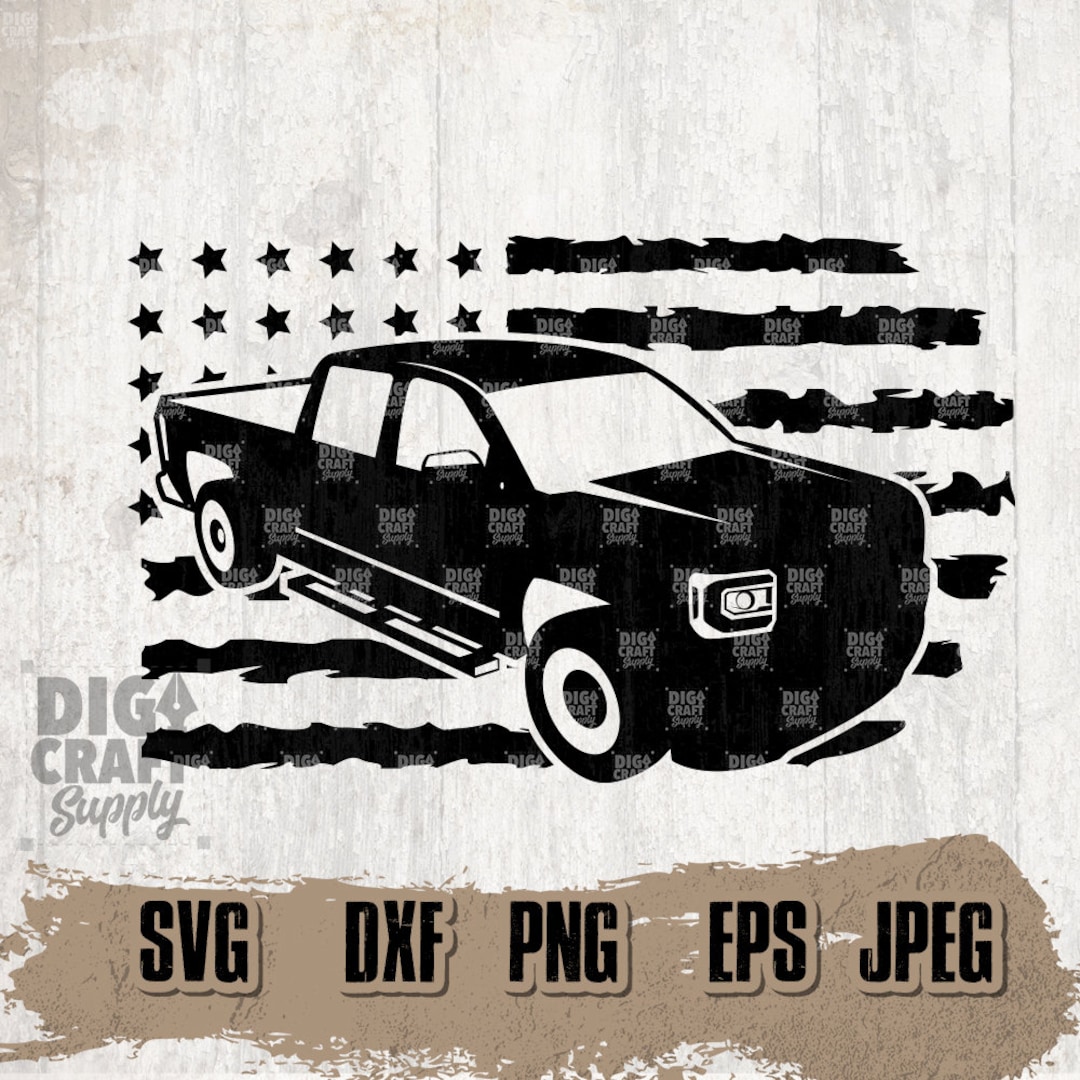 US Pick up Truck Svg 3, Truck Svg, Truck Shirt Svg, Truck Driver Svg ...