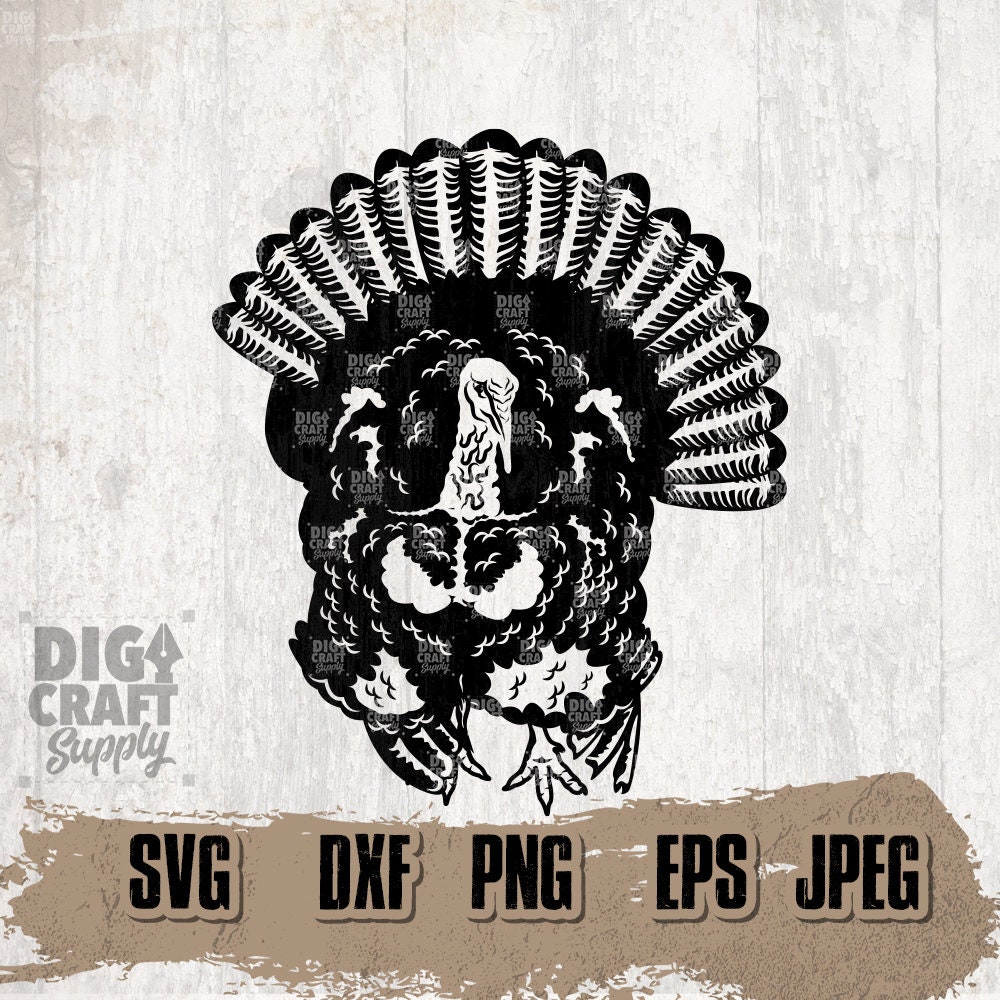 Pavo svg 2 imágenes prediseñadas de pavo archivo de corte de - Etsy México