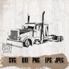 Peterbilt-Svg, Peterbilt-Dxf, Peterbilt-Png, Peterbilt-Schnittdatei ...
