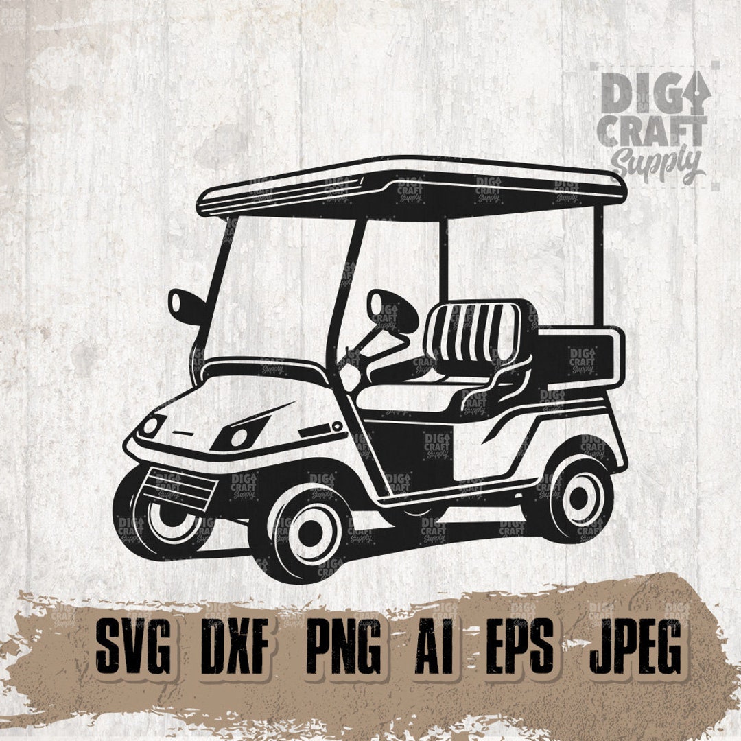 Golf Cart Svg, Golfer Dad Gift Idea, Leisure Sports Cutfile, Goft Car ...