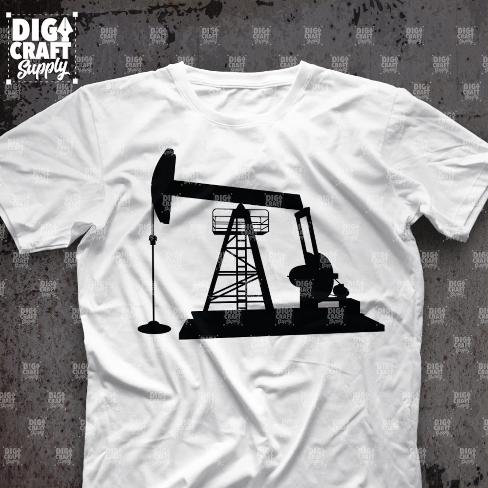 Oil Rig Svg 4, Oil Rig Png, Oil Rig Clipart, Oil Rig Cutfile, Instant ...