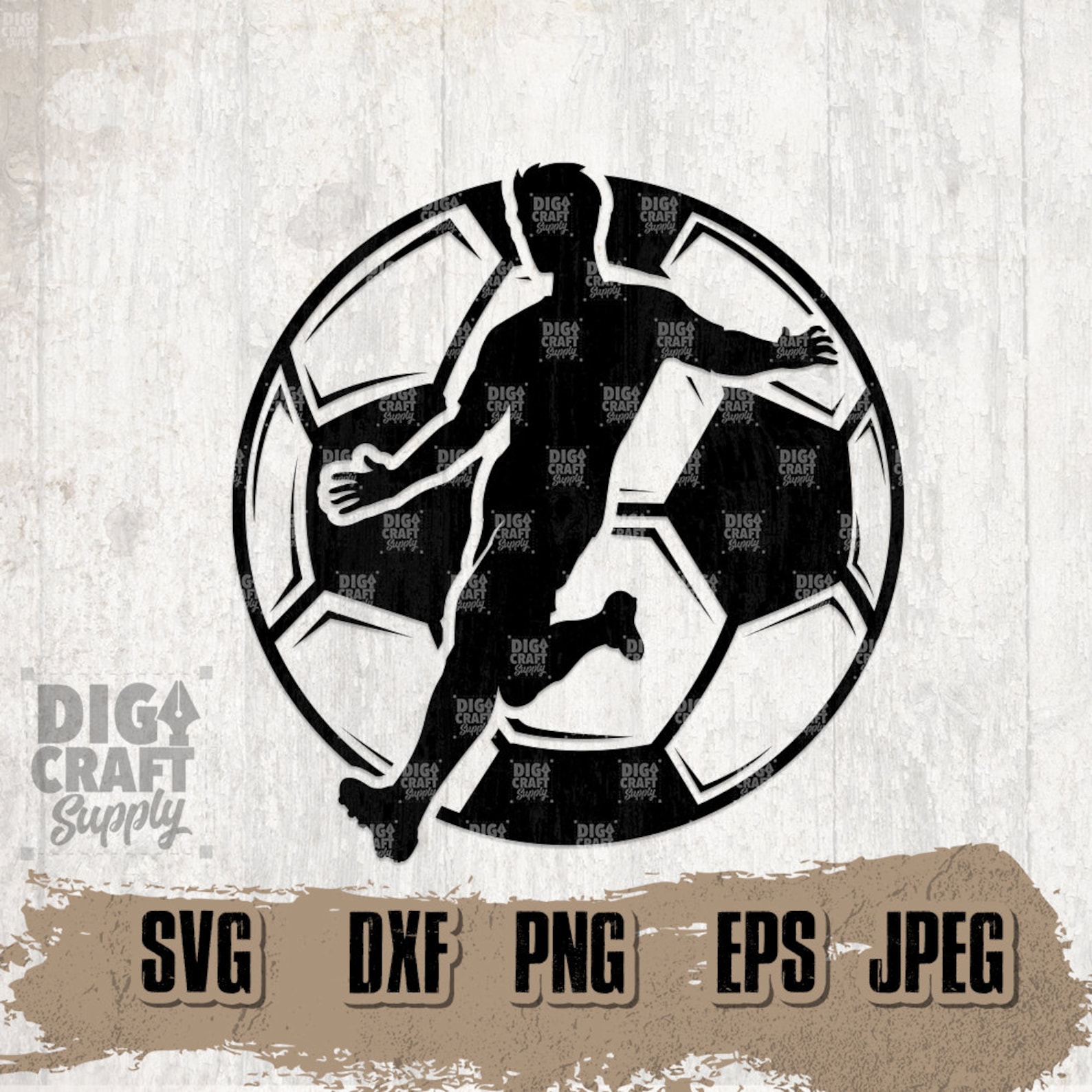 Soccer Player Clipart Soccer Ball Svg Soccer Player Svg - Etsy