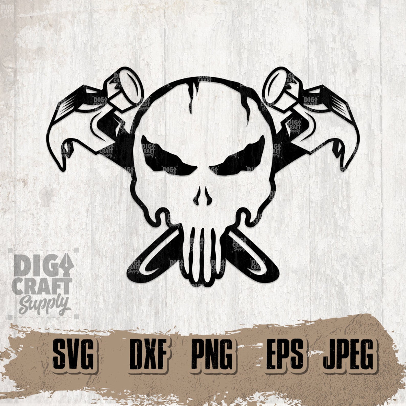 Carpenter Skull svg 2, Carpenter svg, Carpenter png, Skull svg, Skull ...