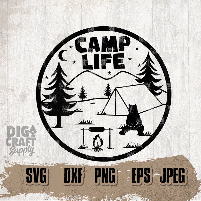 Camp Life Svg 3 Camp Shirt Svg Camp Cutting Files Camp Etsy