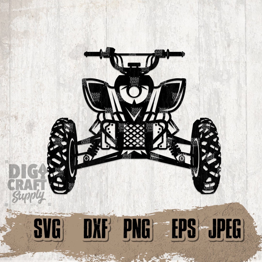 Atv Digital Downloads 8, Atv Svg, Mud Ride Svg, Atv Clipart, Atv Cut ...