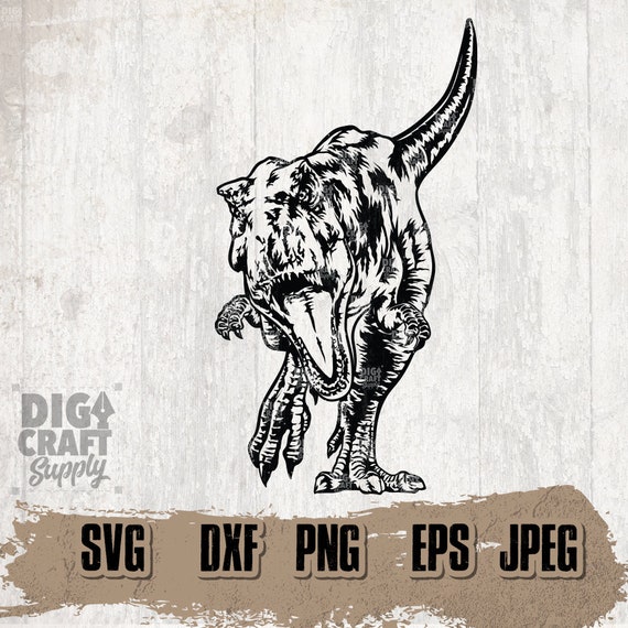 T Rex Svg T Rex Png Trex Cutfile Trex Clipart Trex Instant | Etsy