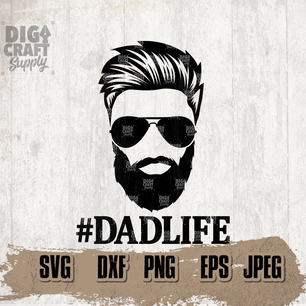 Dad Life Svg Beardman Svg Beard Dad Svg Dad Shirt Svg Gift - Etsy Canada
