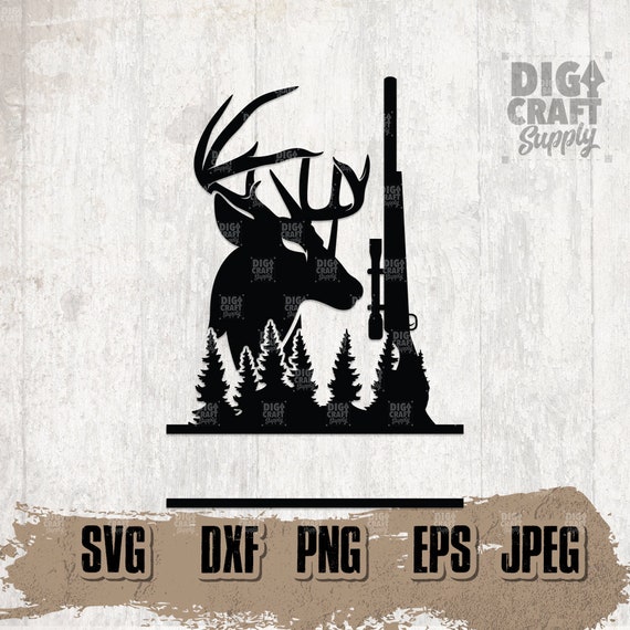 Deer Hunting Svg Deer Hunting Clipart Deer Hunting Cutfile - Etsy