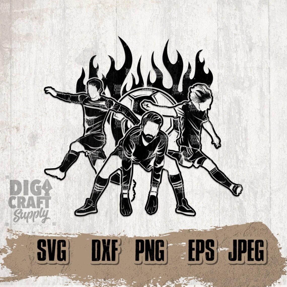 Soccer Players Svg Soccer Team Svg Soccer Game Svg Soccer - Etsy