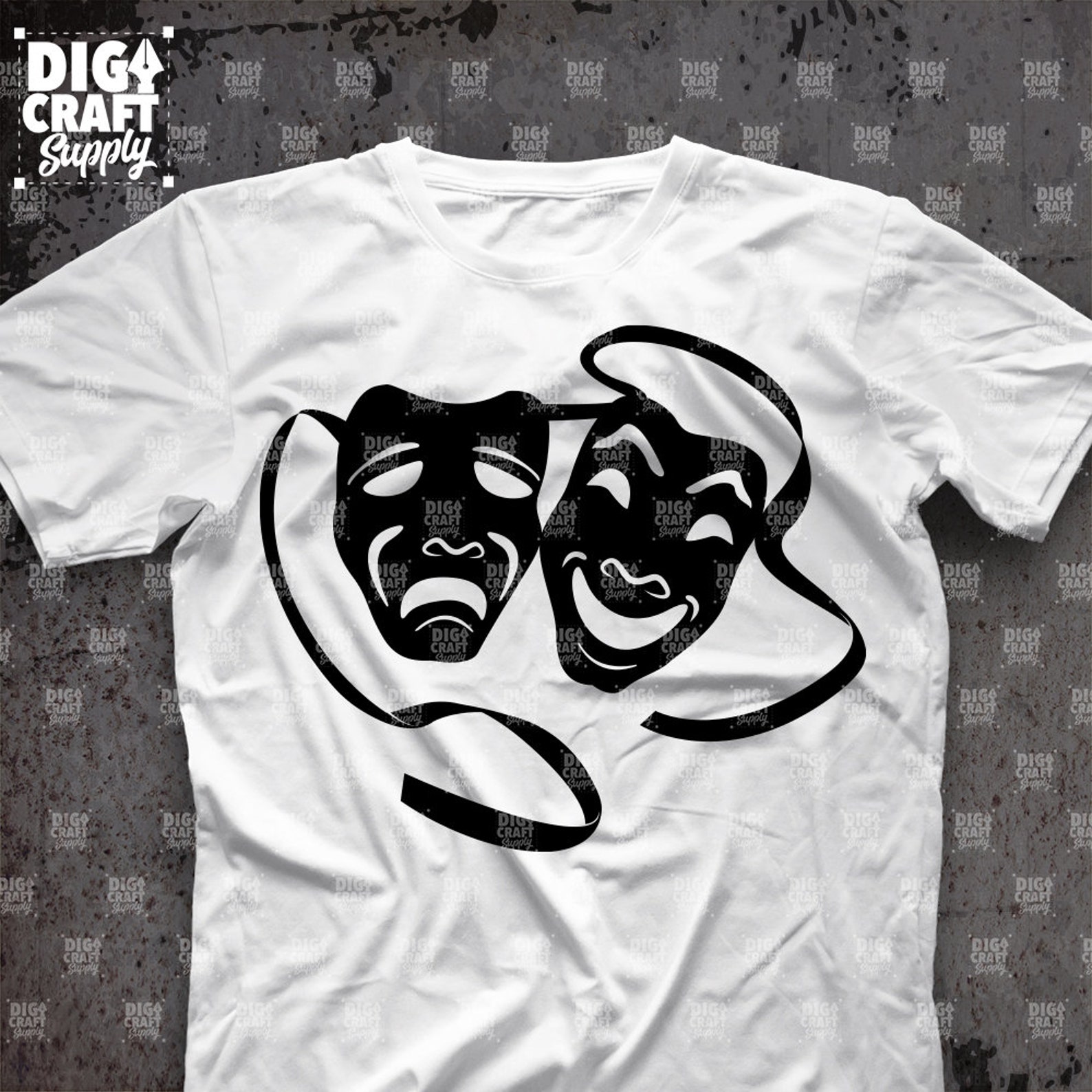 Theater Mask Svg Bundle Svg Mask Bundle Svg Theater Mask - Etsy