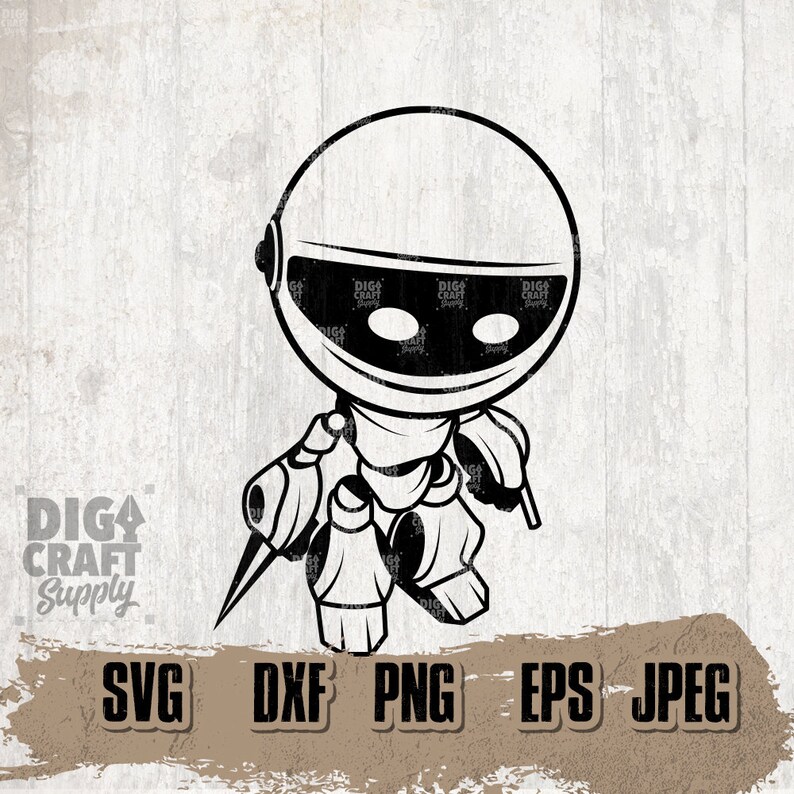 Robot Svg 5 Robot Toy Svg Robot Clipart Robot Cutting File - Etsy