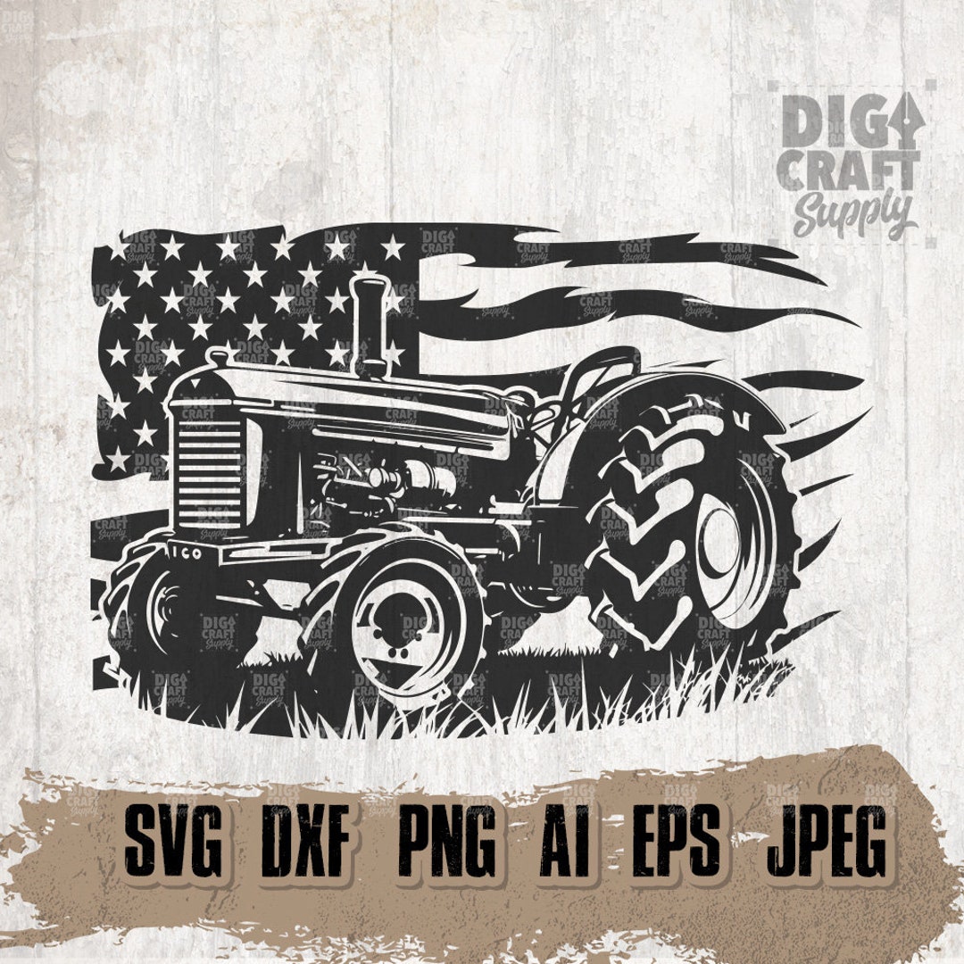 US Tractor Svg, Farmer Dad Gift Idea, Farmlife Shirt Png, Farm Life ...