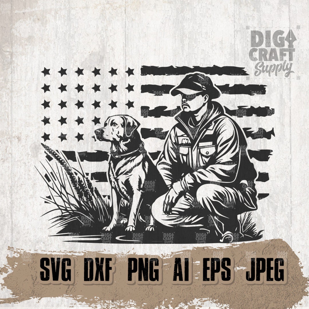 US Duck Hunting Svg, Hunter Dad Gift Idea Dxf, Waterfowl Clipart ...