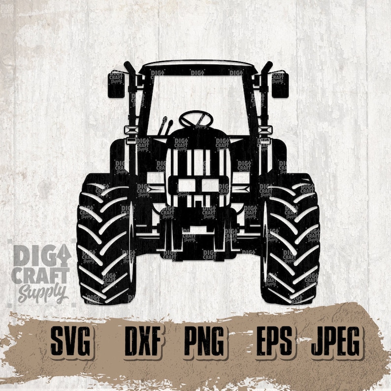 Tractor 6 Instant Downloads Tractor Svg Tractor Clipart - Etsy