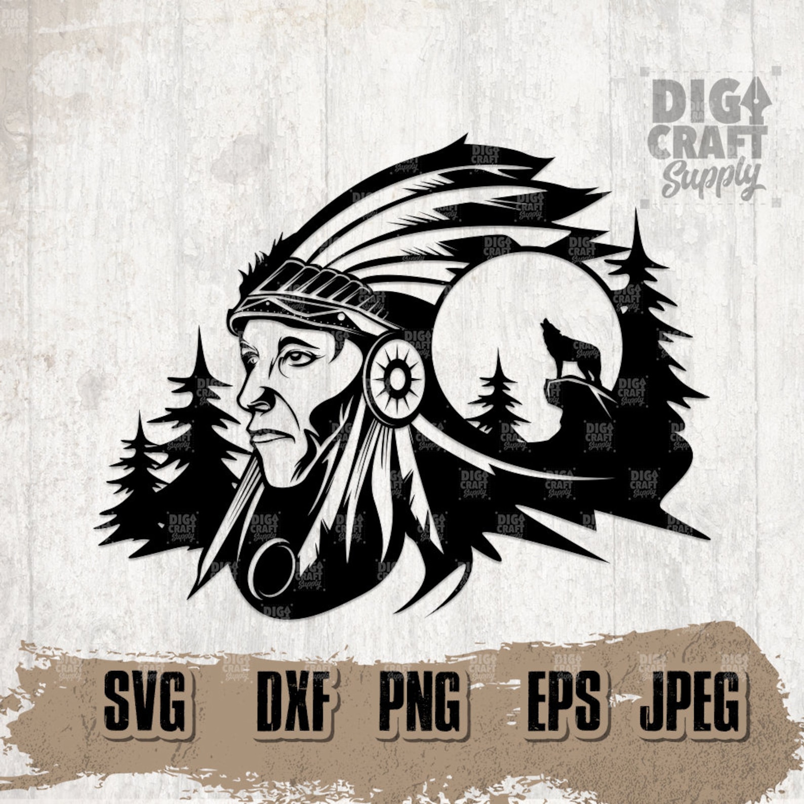 Native Indian American Svg Outdoor Tribe Clipart Ancient - Etsy