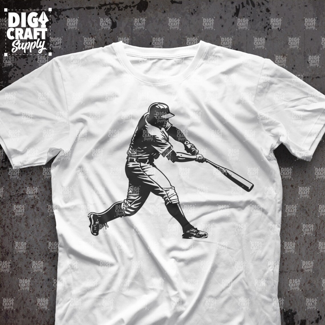 Baseball Player Svg Sports Dad Gift Idea Batter Son Dxf - Etsy