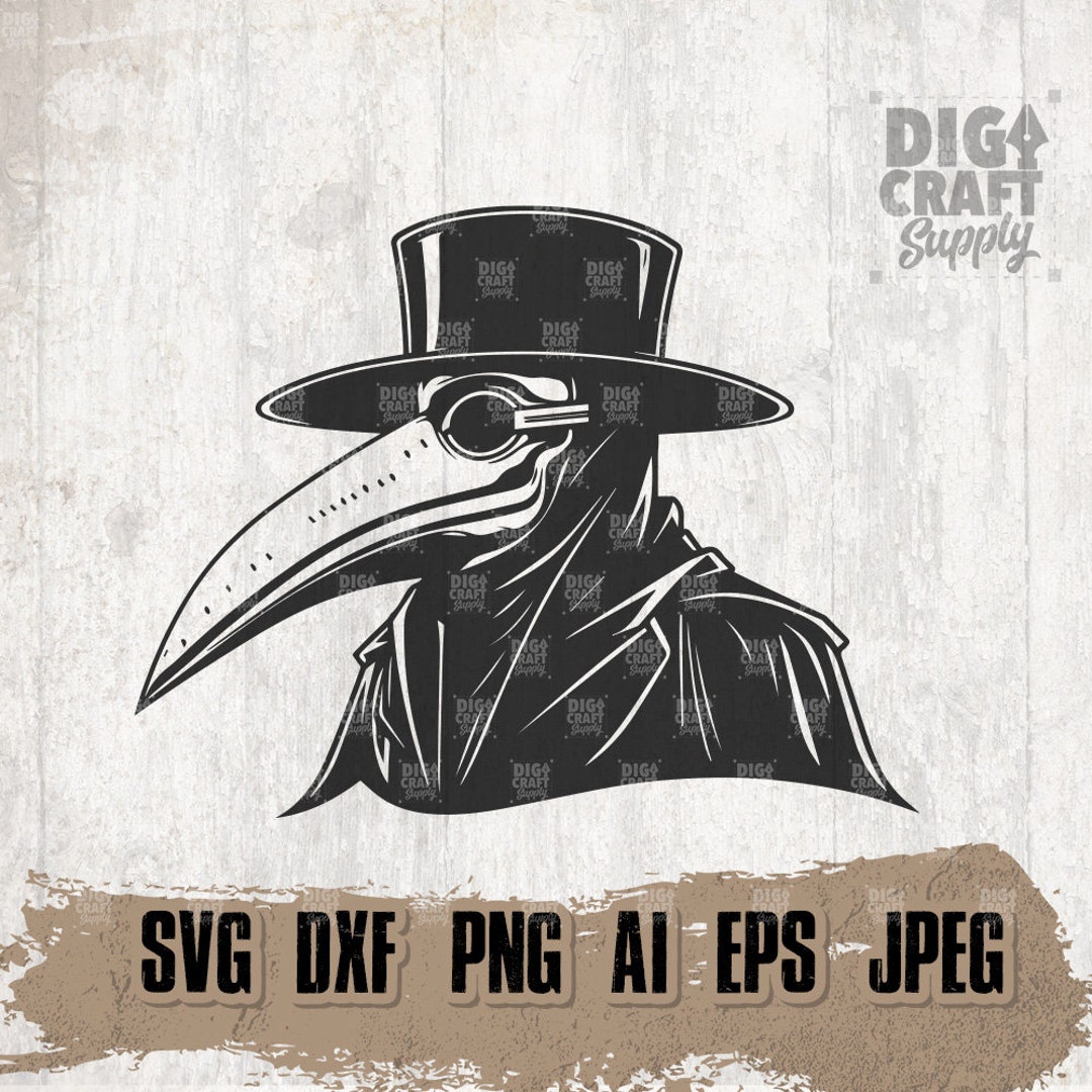 Plague Doctor Svg, Halloween Shirt Png, Ritual Cutfile, Deadly Tribute ...